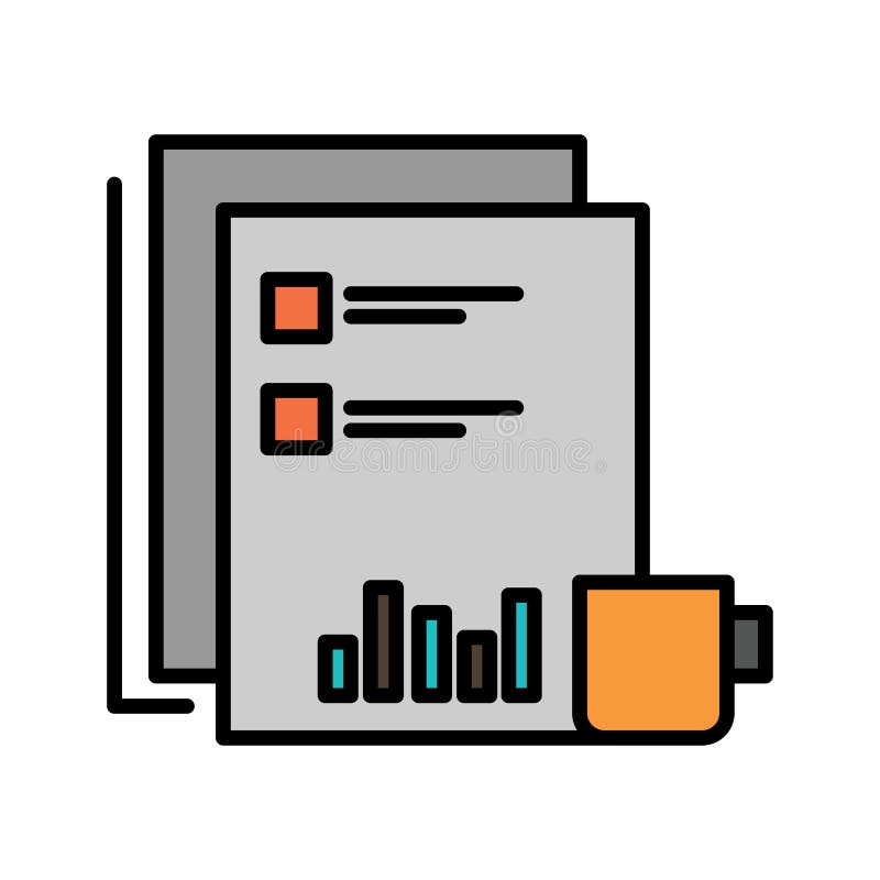 Newspaper Icon on the Background. Vector Illustration. EPS 10 Stock ...