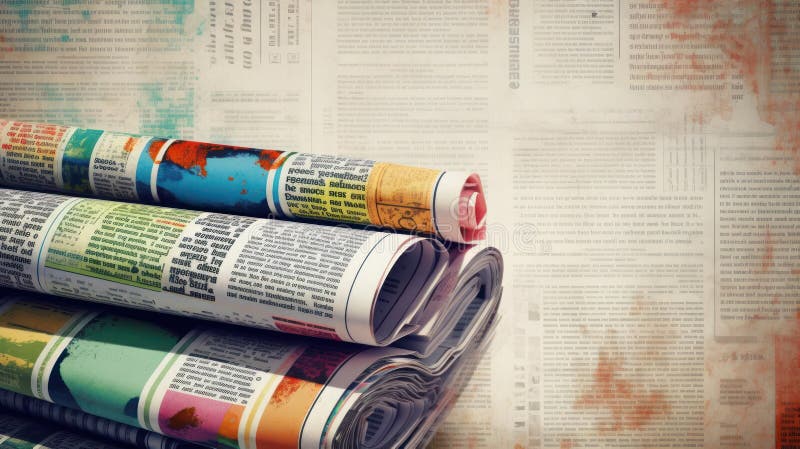 A Newspaper Icon Representing the Use of Media Data in Big Data ...