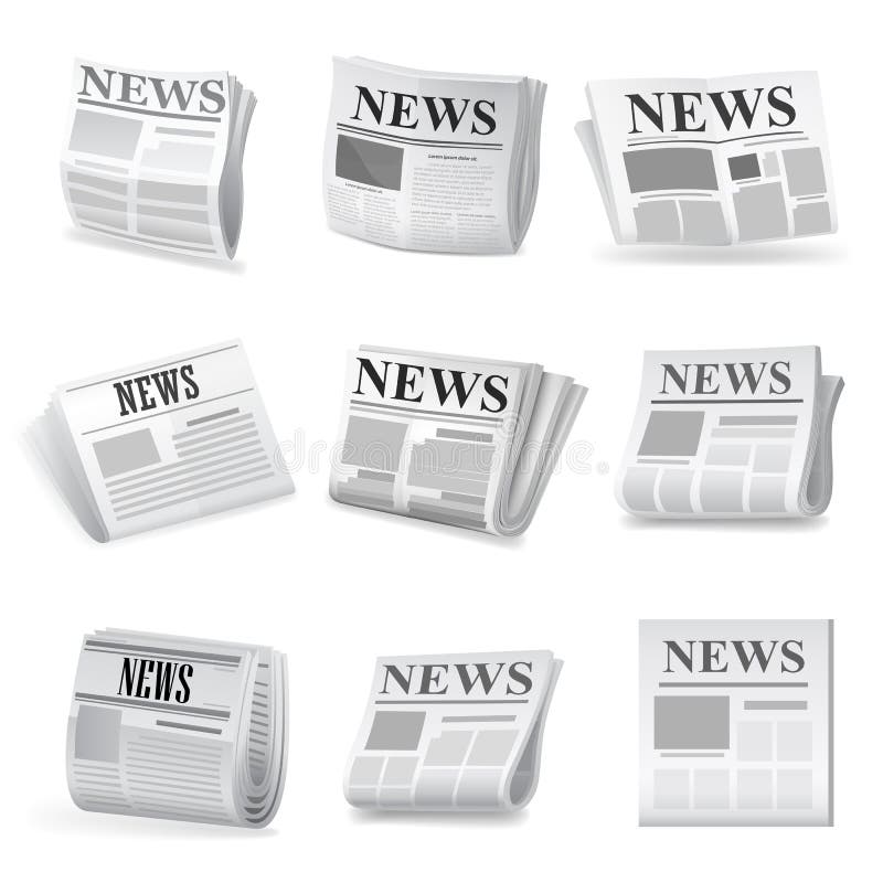 Newspaper icon. Vector stock vector. Illustration of document - 68222405