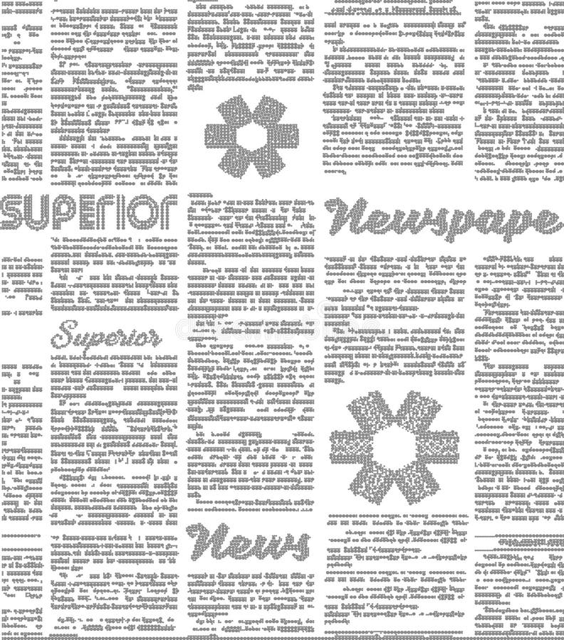 Newspaper Illustration. Background Pattern. Imitation Of Newspaper ... Newspaper Illustration. Background Pattern. Imitation Of Newspaper ...
