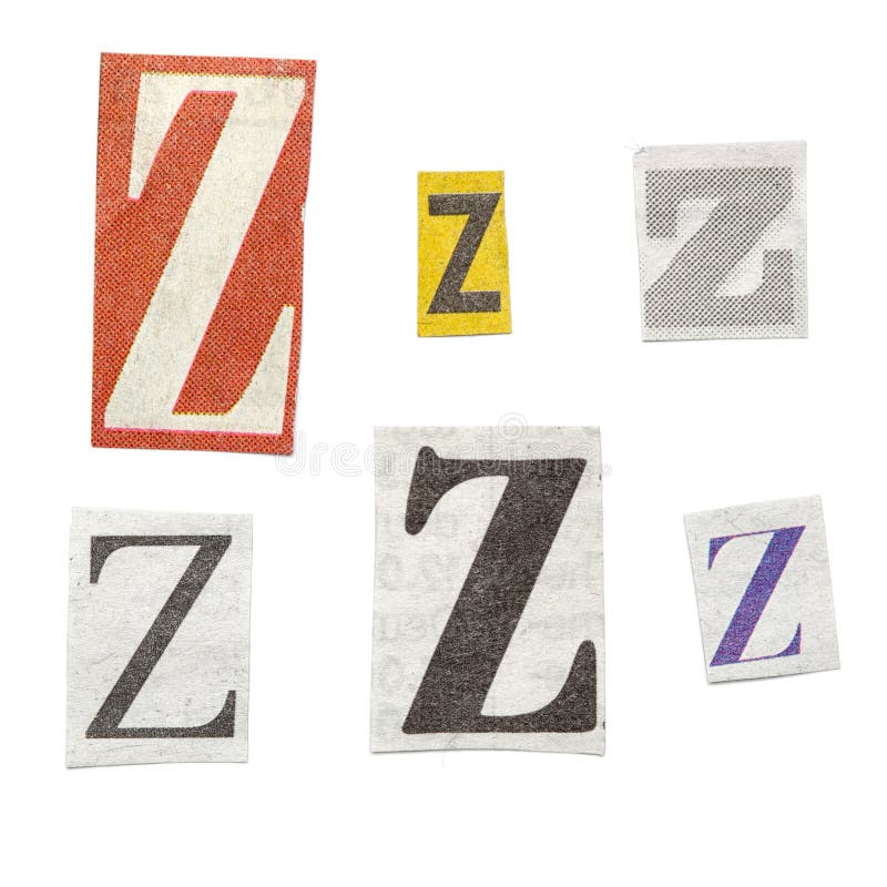 Paper Cut Letter V Newspaper Cutouts Scrapbooking Crafting Stock Photo ...