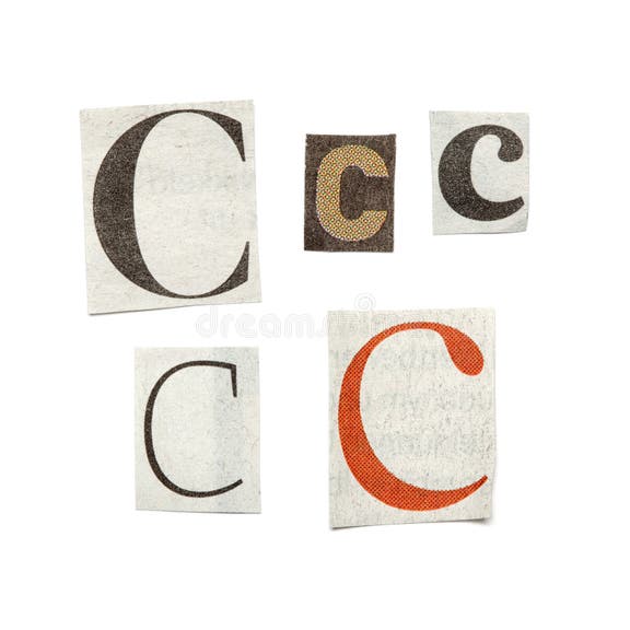 Newspaper Letters stock photo. Image of letter, newspaper - 29595042