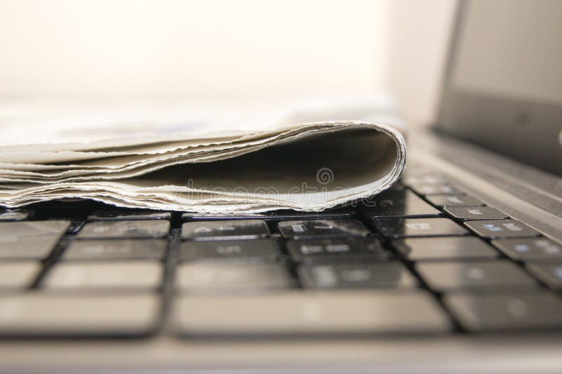 Newspaper online stock photo. Image of journalism, objects - 30391870