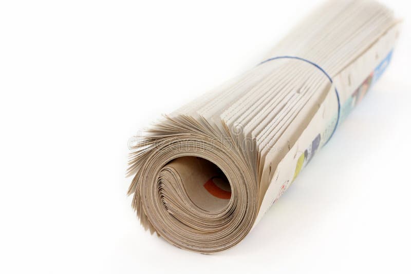 Newspaper roll stock photo. Image of extra, world, reporter - 1332524