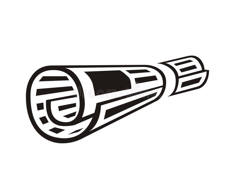 Newspaper Roll Vector Illustration Stock Vector - Illustration of ...
