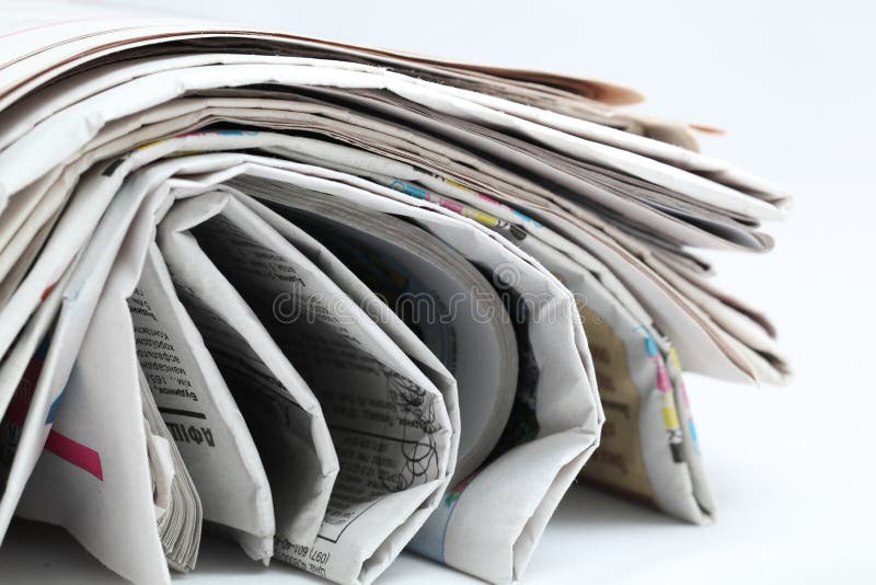 Newspaper roll stock photo. Image of equipment, magazine - 47356574