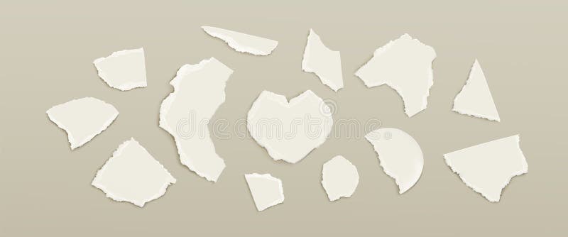 Newspaper Scrap for Collage with Torn Edges. Stock Vector ...