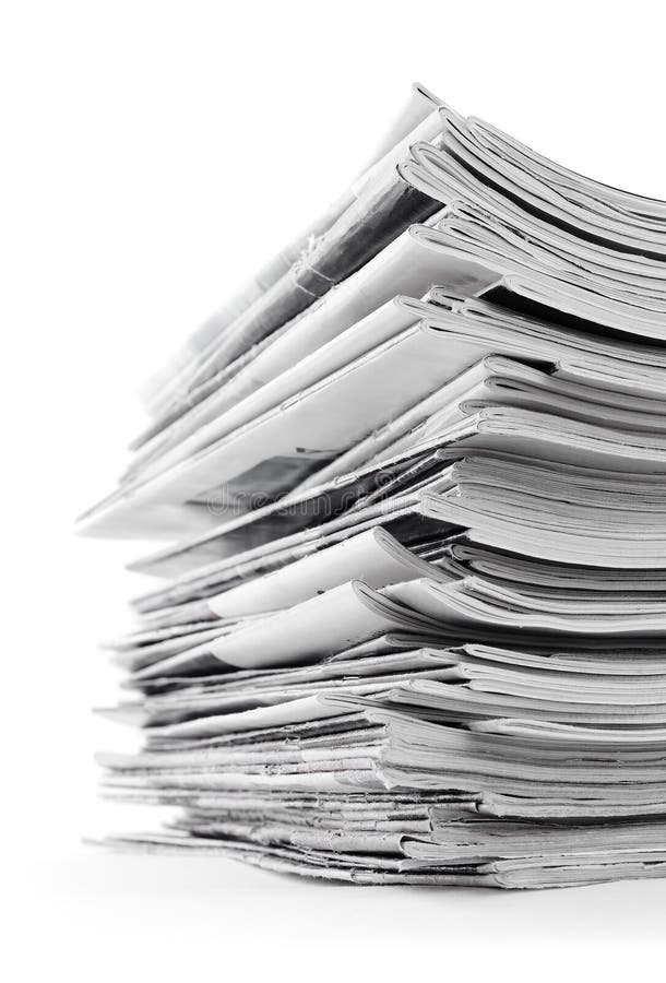 Newspaper Stack stock image. Image of newsletter, folded - 14314031