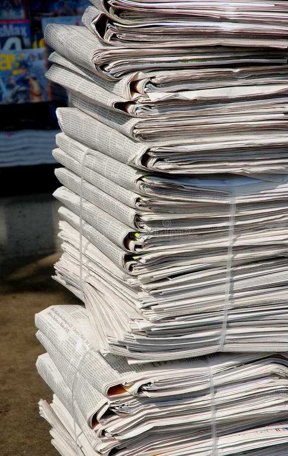 Stack of newspaper stock photo. Image of paper, knowledge - 1712824