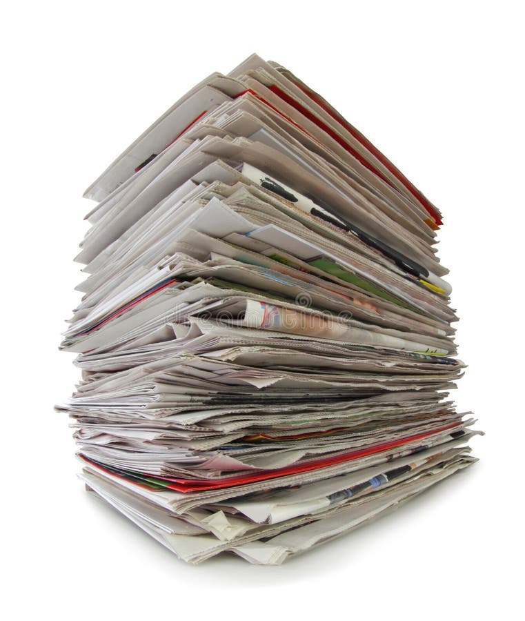 Newspapers stack stock image. Image of newspaper, everyday - 23846371