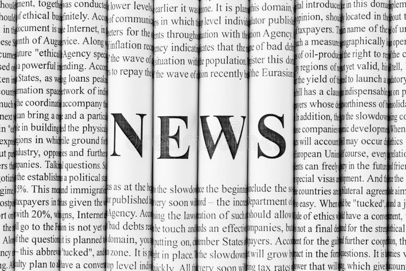 Concept of News Media, Print Media and Mass Media Stock Illustration ...