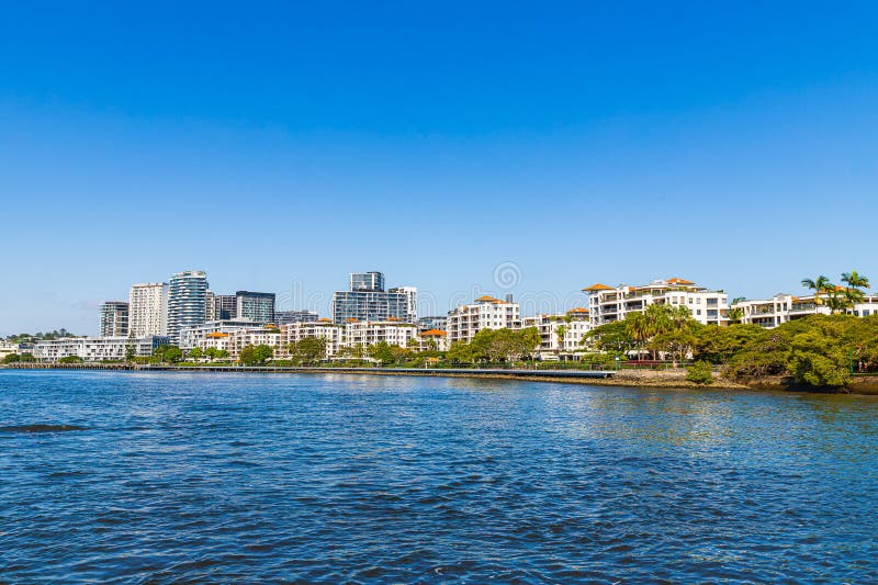 Newstead in Brisbane, Australia Stock Photo - Image of urban ...