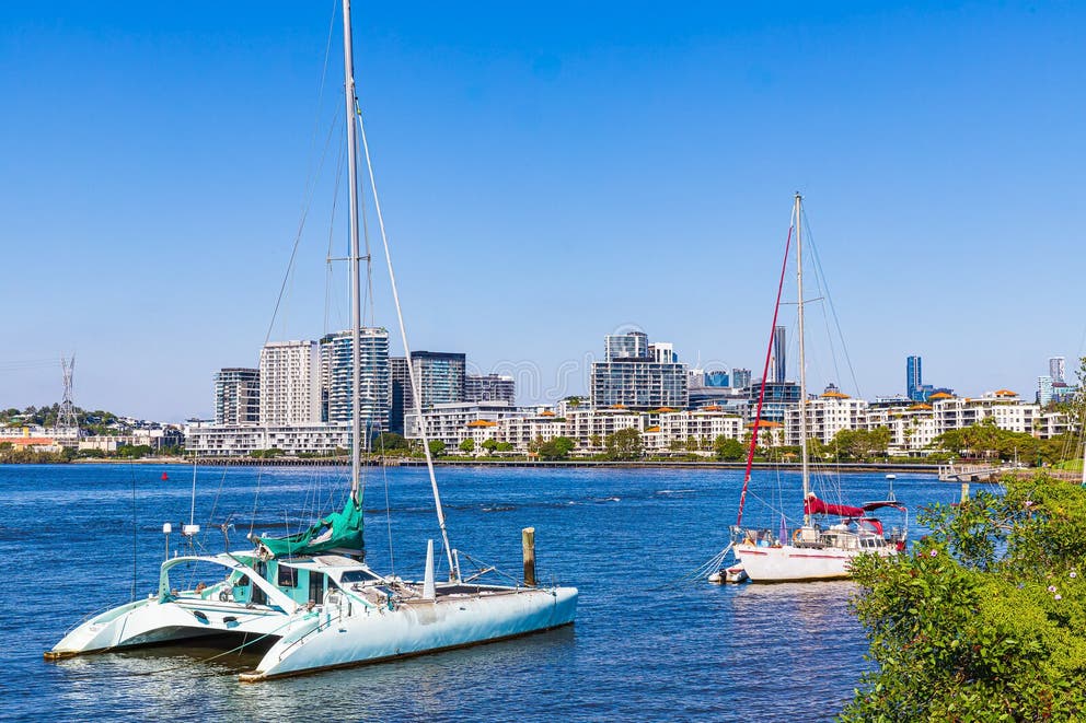 Newstead in Brisbane, Australia Stock Image - Image of neighbourhood ...