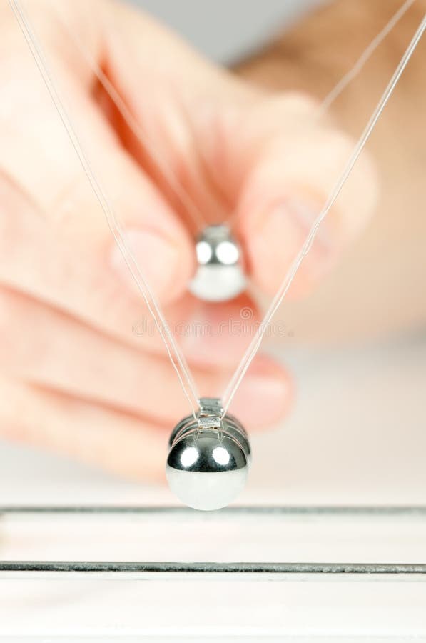 Newton s collision balls stock photo. Image of motion - 6737168