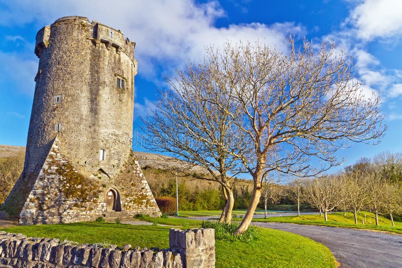 Newtown Castle in Co. Clare Stock Image - Image of fortress, exterior ...
