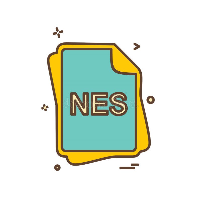 NEX File Type Icon Design Vector Stock Vector - Illustration of program ...