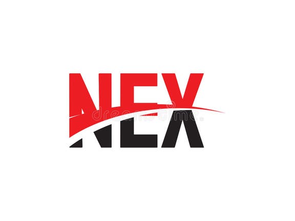 NEX Letter Initial Logo Design Vector Illustration Stock Vector ...