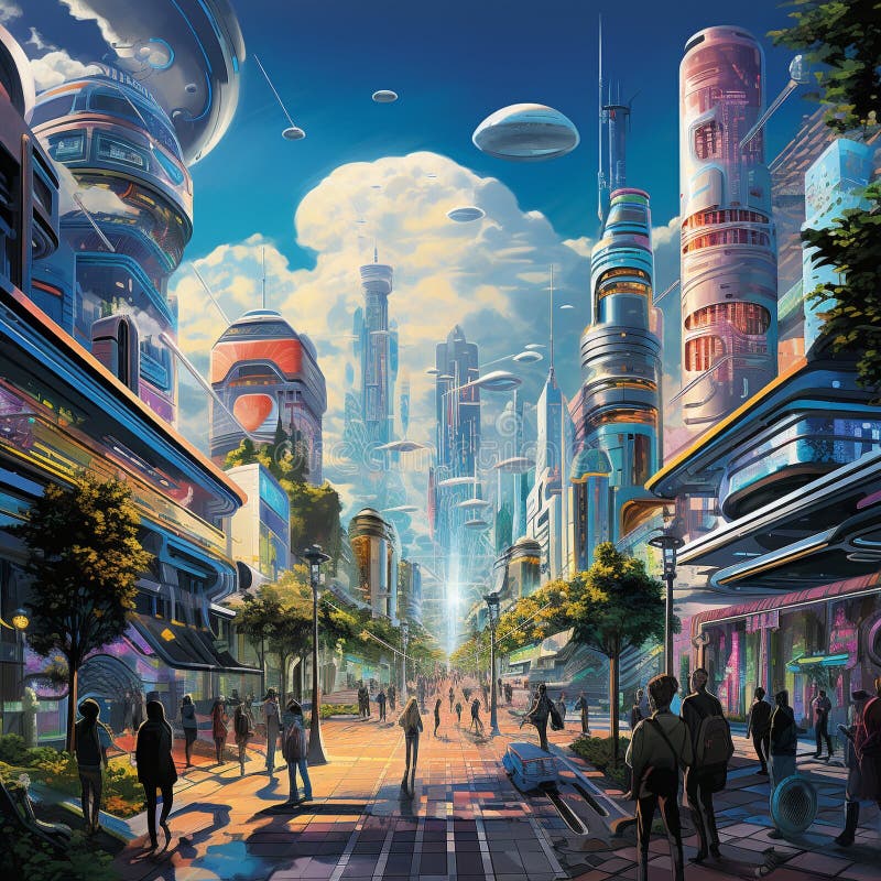 The NexGen Nexus: Where the Future of Tech is Born Stock Image - Image ...