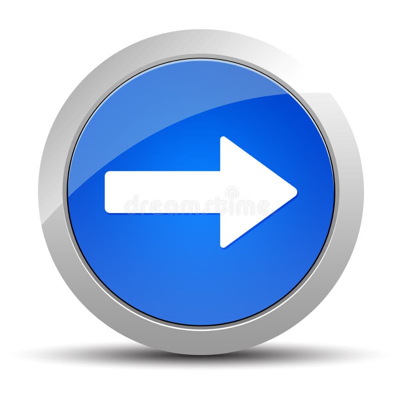 Next Arrow Icon Blue Round Button Illustration Stock Illustration ...