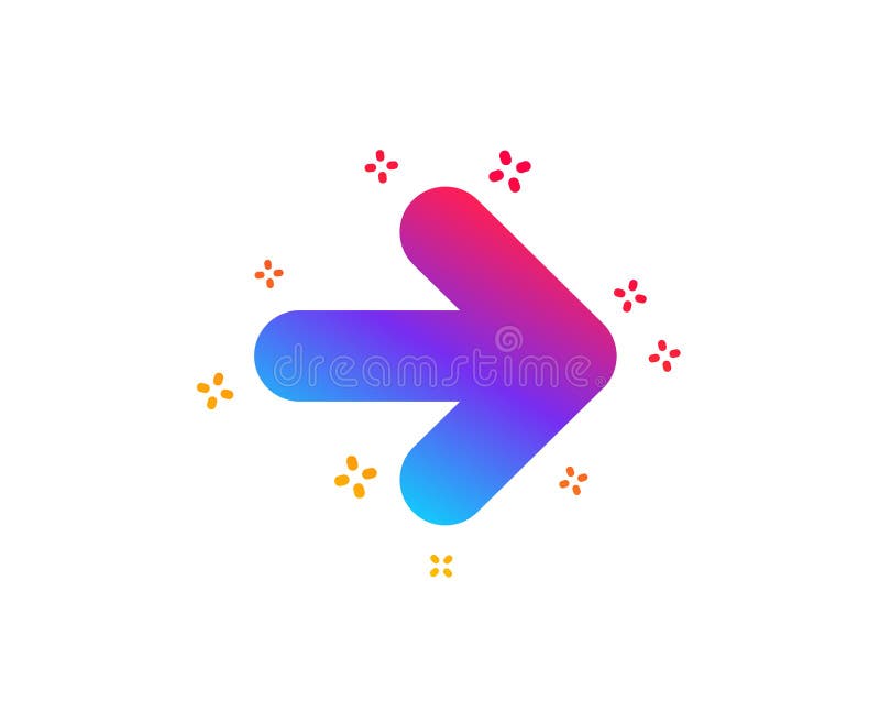 Next Arrow Icon. Forward Arrowhead. Vector Stock Vector - Illustration of sign, dynamic: 149478808