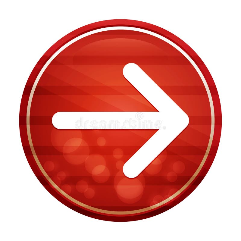 Next Arrow Icon Metallic Grunge Abstract Red Round Button Illustration ...