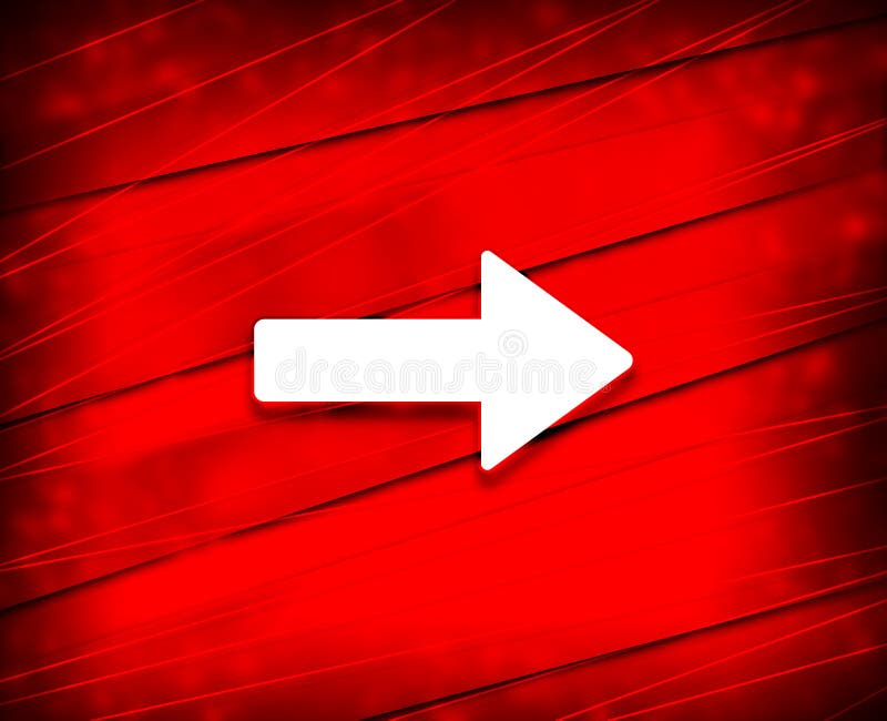 Next Arrow Icon Shiny Line Red Background Illustration Stock ...
