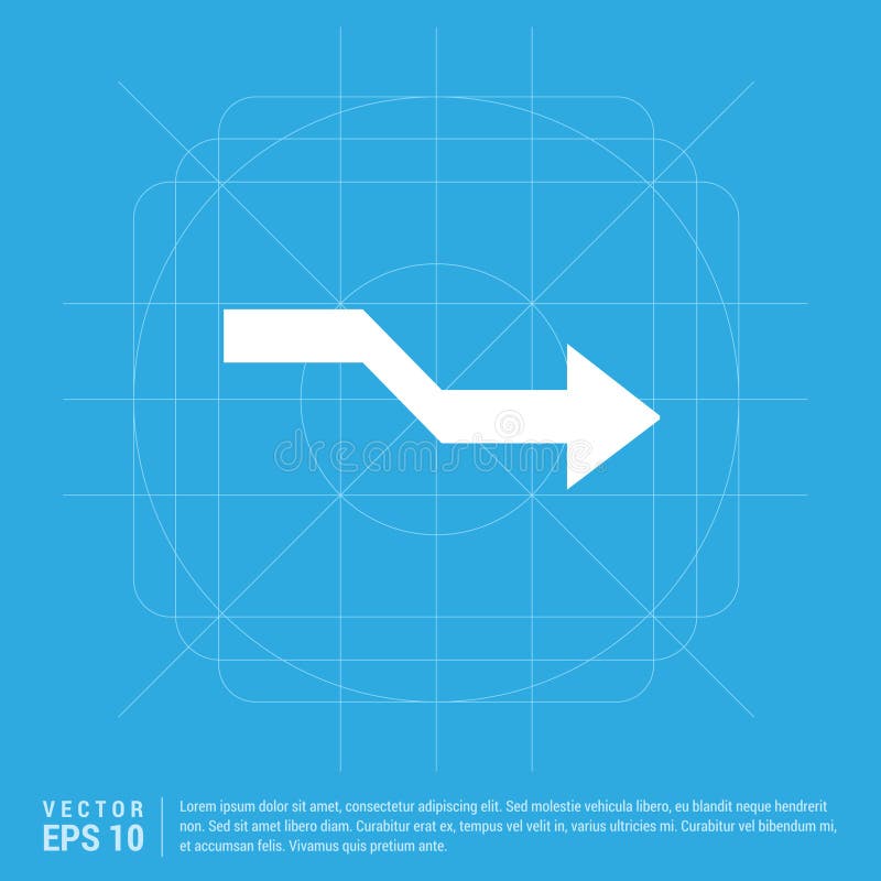 Next Arrow Icon stock vector. Illustration of cursor - 132402581