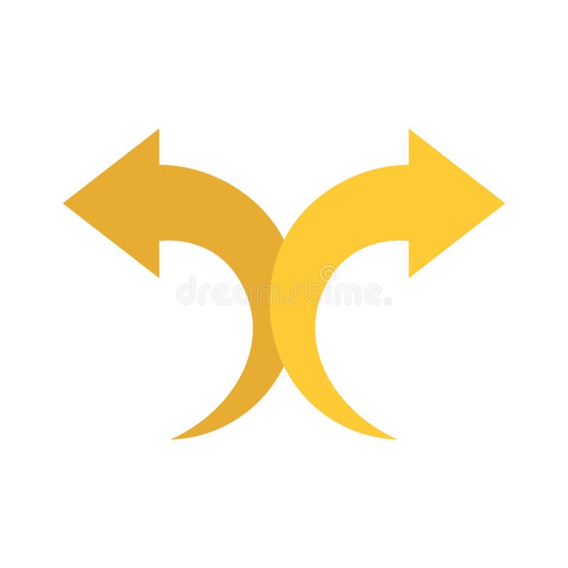 Set of Red Arrows in a Flat Style. Stock Vector - Illustration of style ...