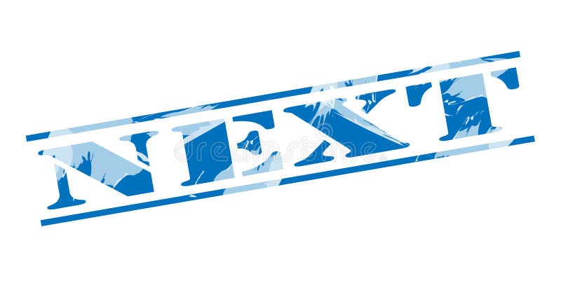 Next blue stamp stock illustration. Illustration of stamp - 98293113