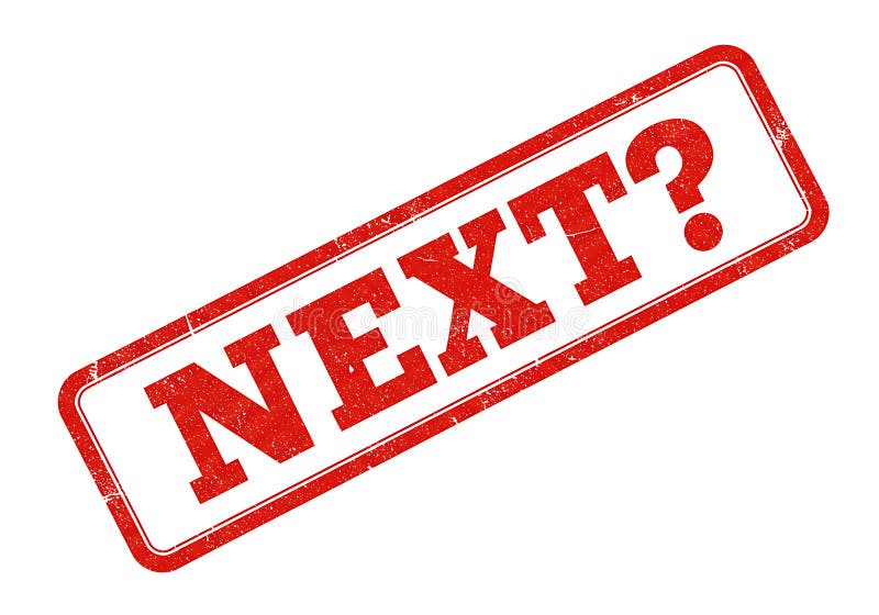 Next Bold Red Stamp Urgent Call To Action Promotional Design Stock ...