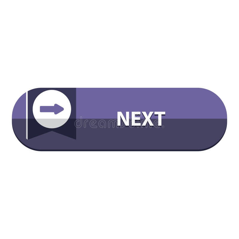 Next Button. Vector Illustration Decorative Design Stock Vector ...