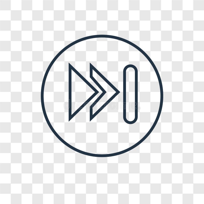 Next Icon Vector Sign and Symbol Isolated on White Background, N Stock ...