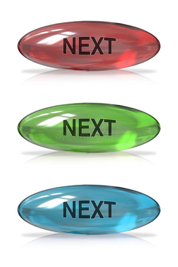 Next button stock illustration. Illustration of glass - 116562816