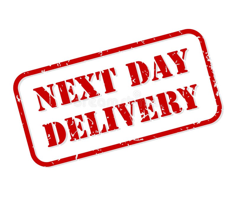 Next Day Delivery Rubber Stamp Vector Stock Vector - Illustration of ...