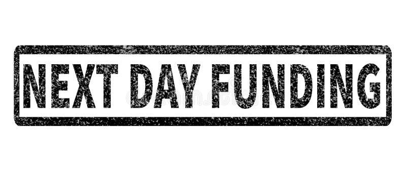 NEXT DAY FUNDING Red Stamp Text Stock Illustration - Illustration of ...