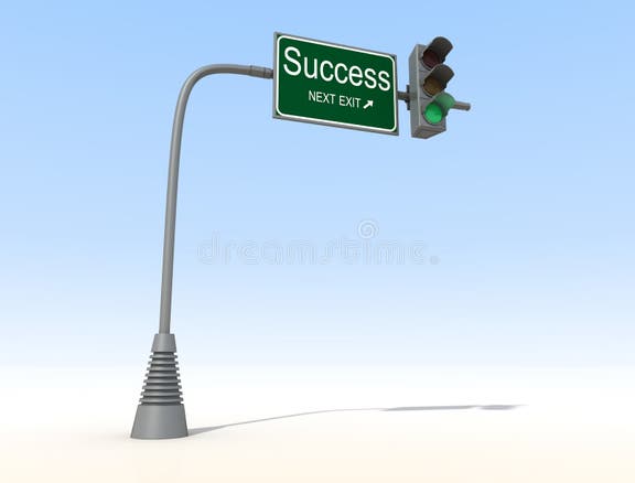 Next exit for success stock illustration. Illustration of sign - 8033661