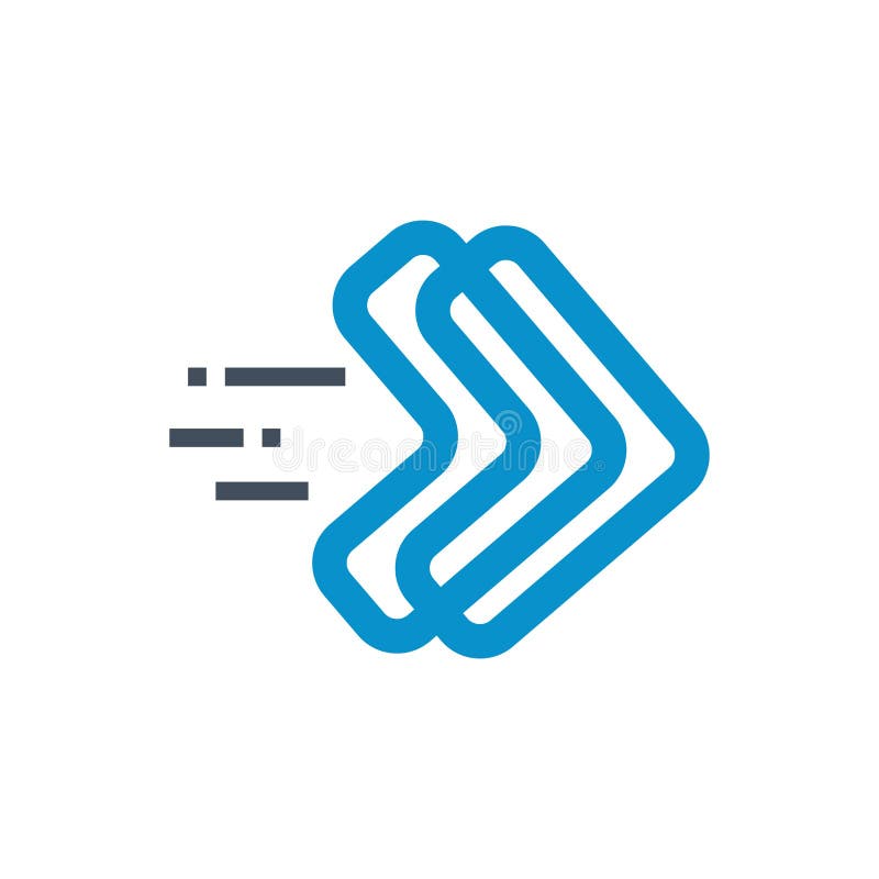 Next Fast Forward Logo and Vector Icon Stock Vector - Illustration of ...