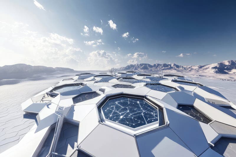 A Next-gen Research Station Orbiting a Distant Planet, Constructed from ...