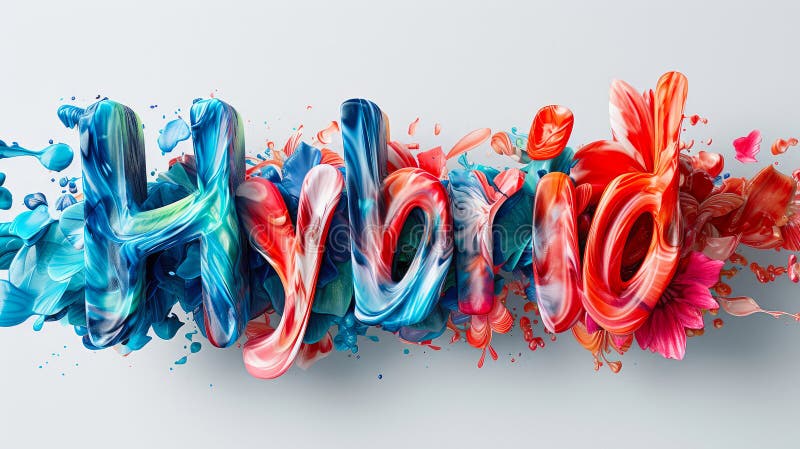 Next-Gen Synergy: Harmonizing Tech and Tradition. Stock Illustration ...