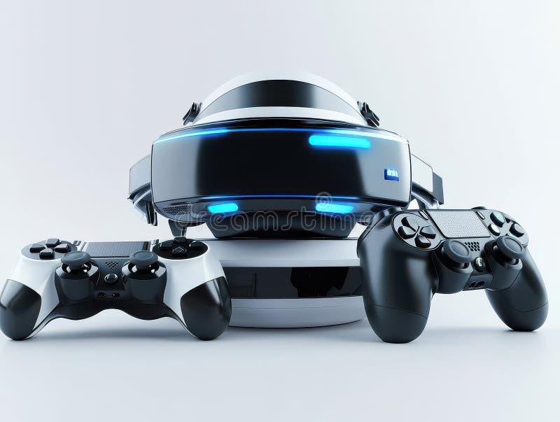 A Next-gen Virtual Reality Gaming Setup with a High-tech VR Headset and ...