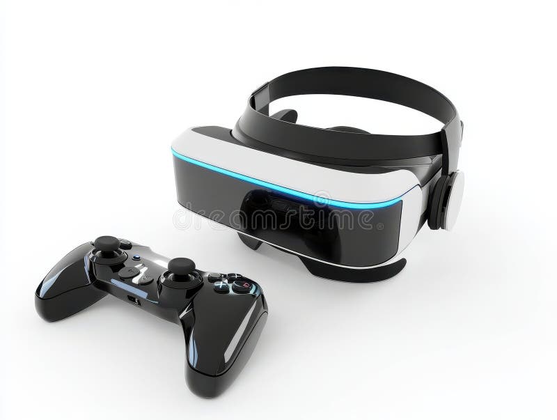 A Next-gen Virtual Reality Gaming Setup with a High-tech VR Headset and ...