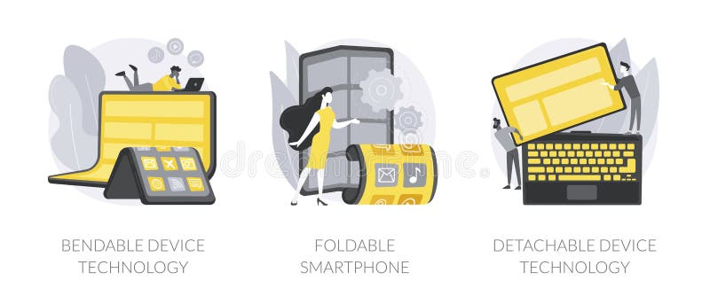 Next-generation Electronics Abstract Concept Vector Illustrations ...