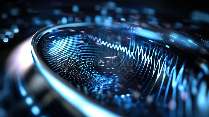 Next Generation MEMS Microphone Capturing Sound in 3D Space Stock ...