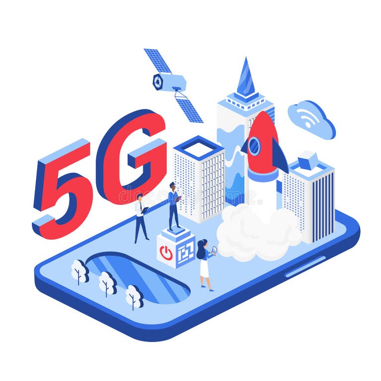 Next Generation Mobile Communication Wireless Network Stock ...