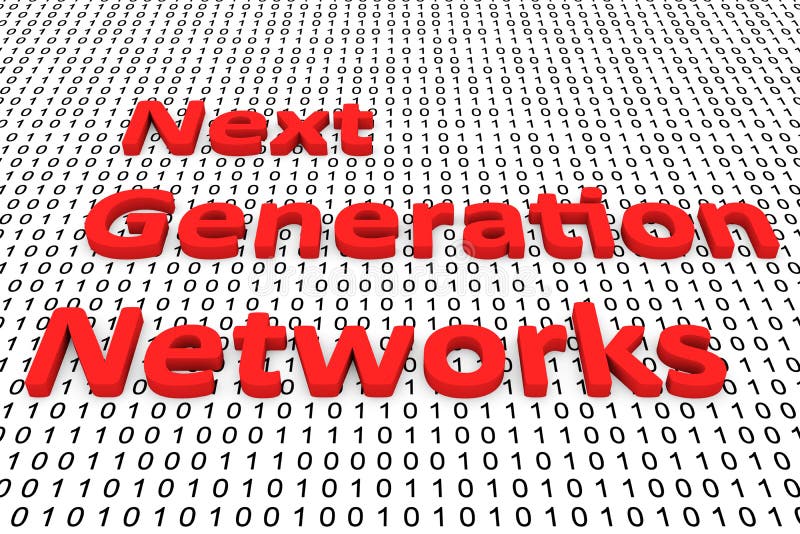 Next generation networks stock illustration. Illustration of technology ...