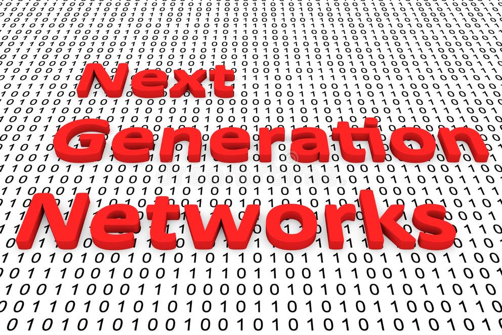 Next generation networks stock illustration. Illustration of technology ...