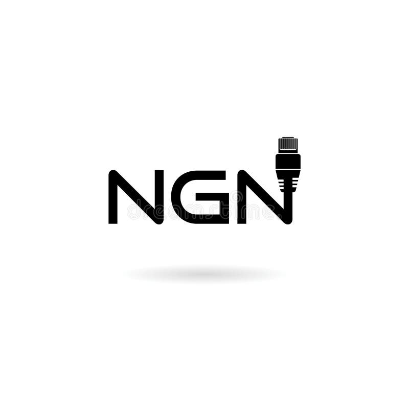 Next Generation Networks Icon, NGN Logo Stock Vector - Illustration of ...