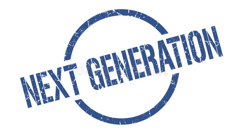 Next generation stamp stock vector. Illustration of vector - 136953829