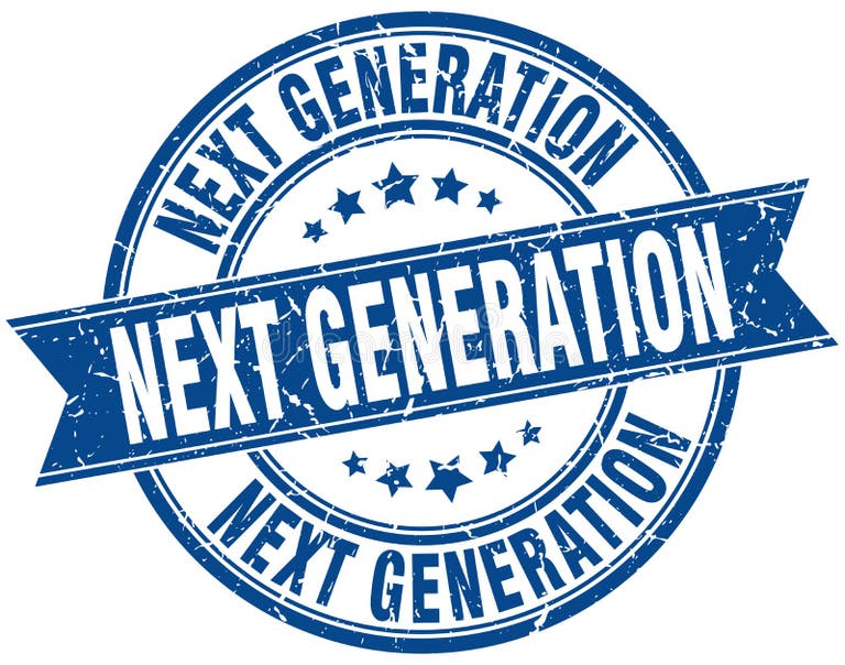 Next Generation Round Grunge Stamp Stock Vector - Illustration of sign ...