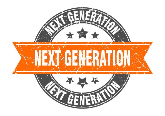 Next generation stamp stock vector. Illustration of stamp - 196577339